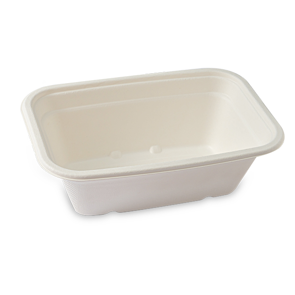 Eco-friendly 1200ml Deep Rectangular Eco-Friendly Takeout Container QW ...