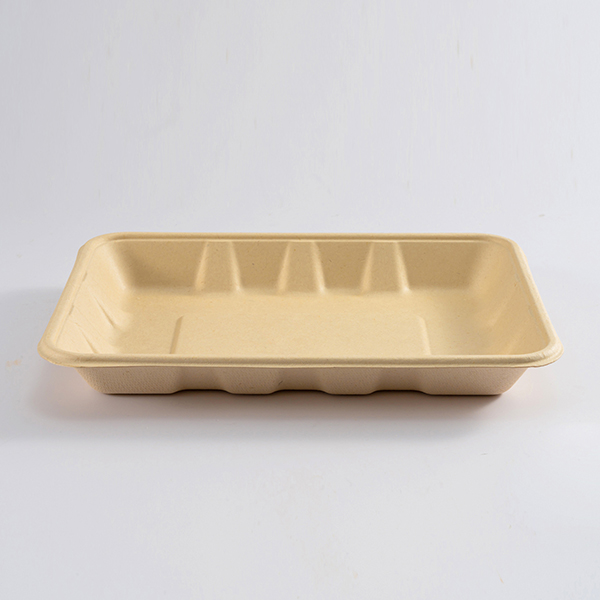 Eco-friendly 237mm Rectangle Compostable Fruit/Vegetable/Meat Tray QW-T ...