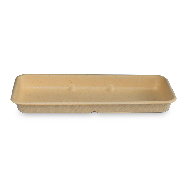 Eco-friendly 265mm Rectangle Compostable Fruit/Vegetable/Meat Tray QW-T ...