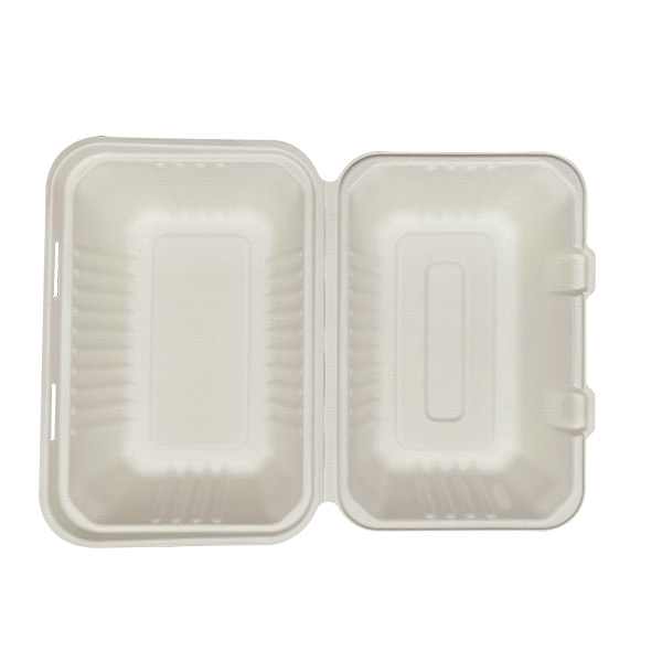 Eco-friendly 9x6 Bagasse Clamshell QW-B-51 Wholesale - Qiaowang